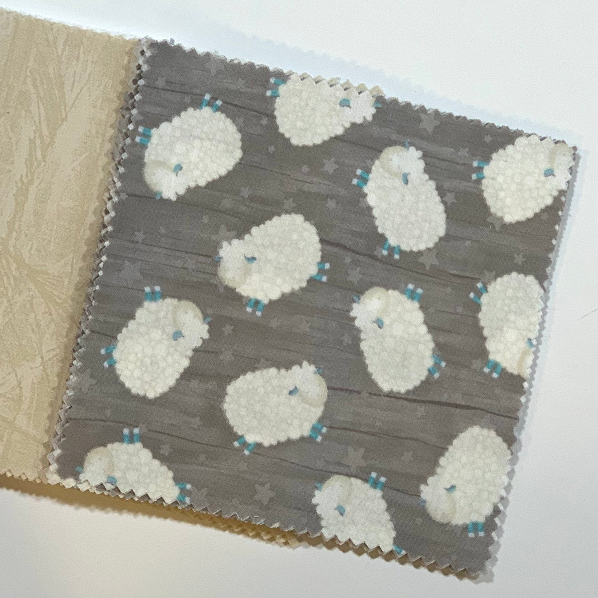 Gray and Teal Sheep Message Quilt Kit - Ewe Baby Shower Quilt Kit - Ba ...