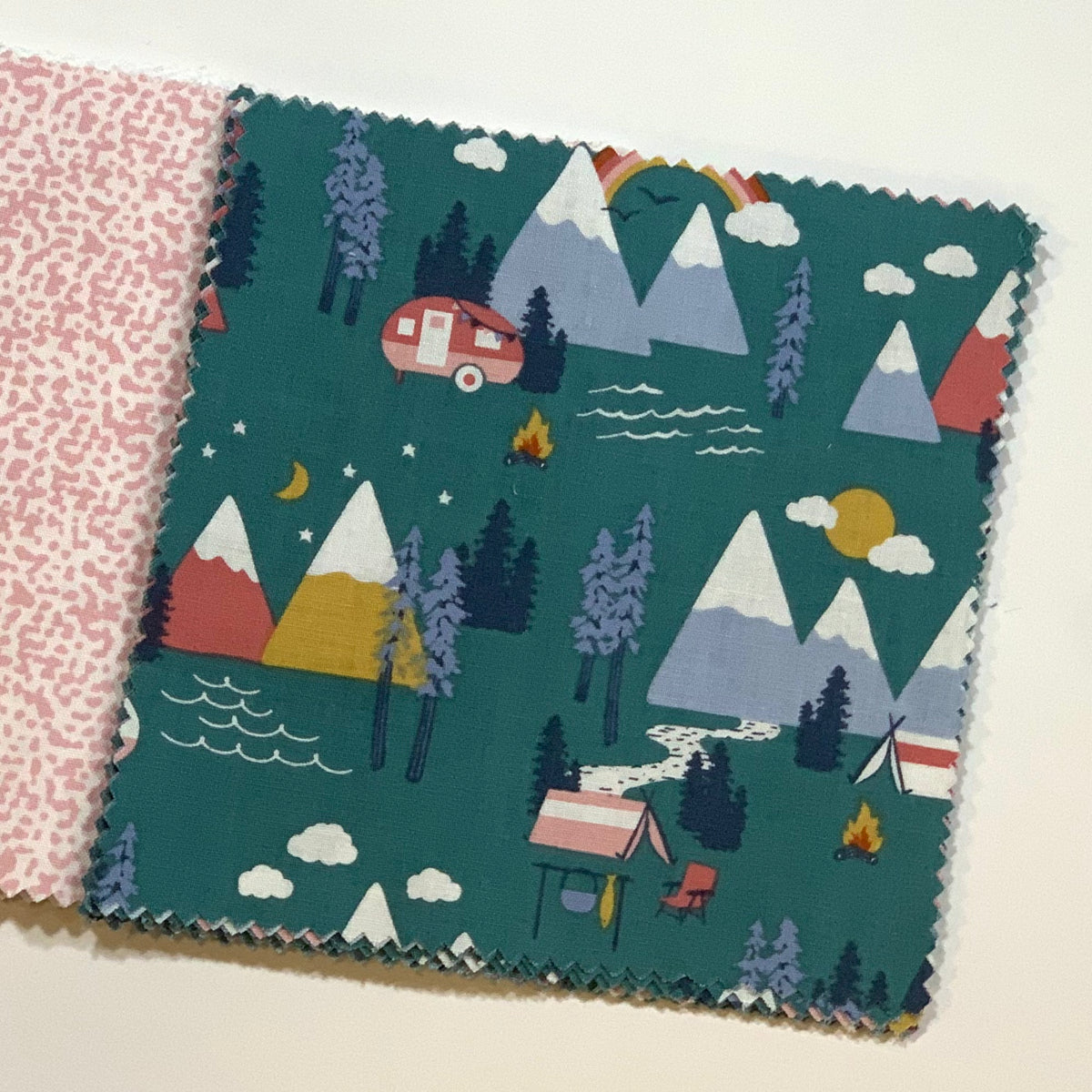 Pink Mountain Message Quilt Kit - Mountains Baby Shower Quilt Kit - Ba ...